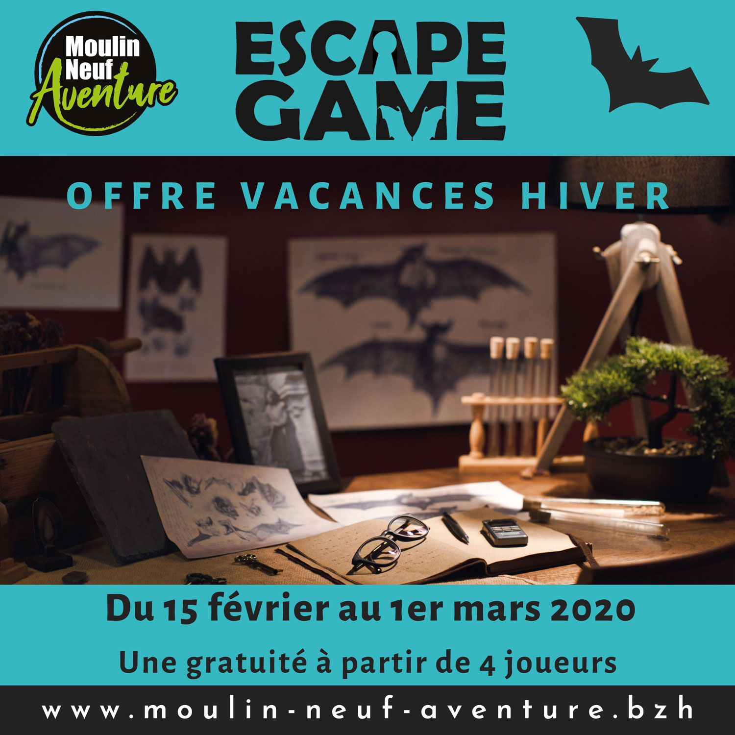 Escape Game offre vacances d'hiver - Escape Game Moulin Neuf